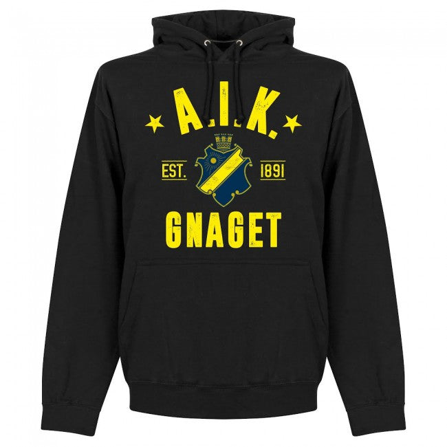 AIK Established Hoodie - Black – Terrace Gear