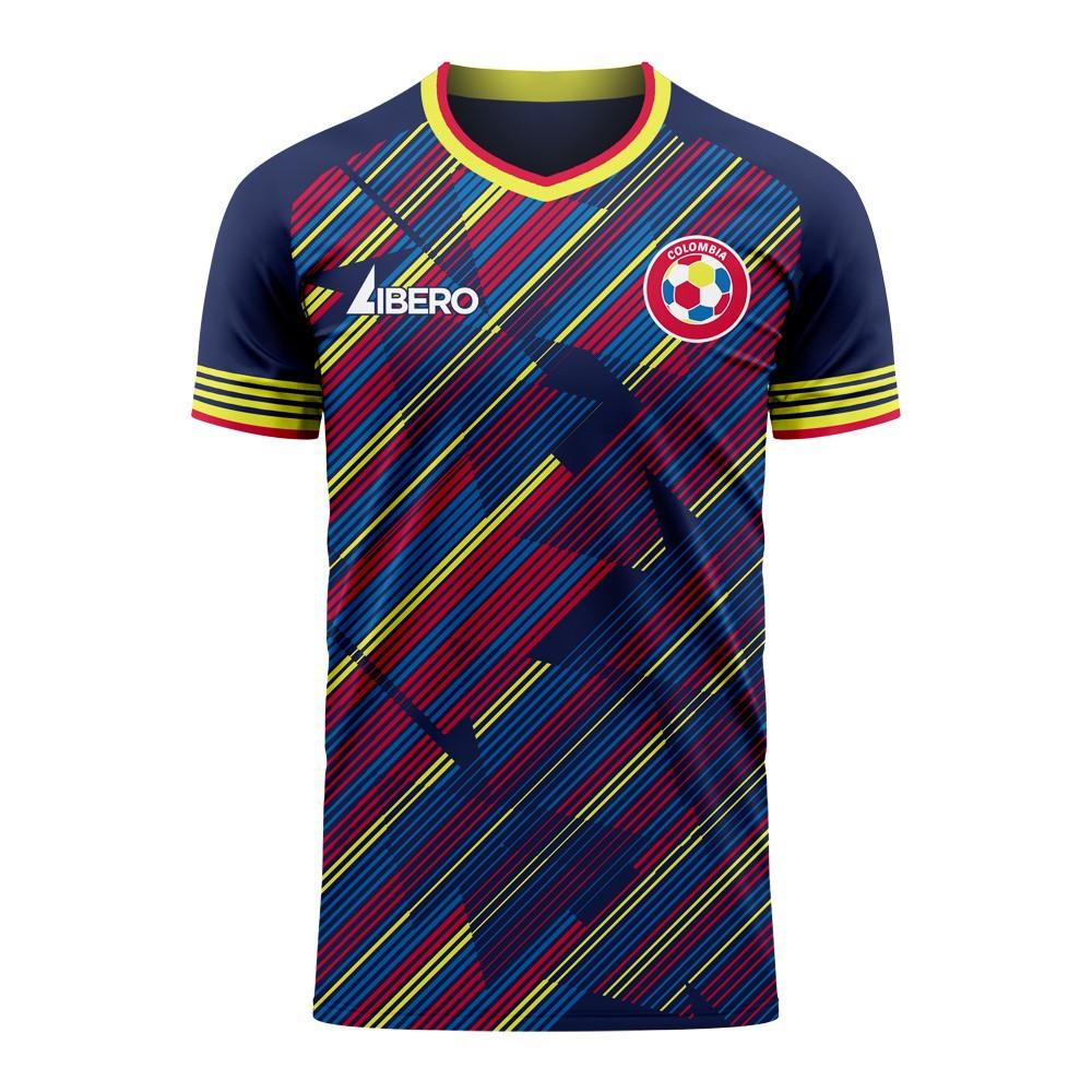 Colombia 2022-2023 Third Concept Football Kit (Libero) (J LERMA 16 ...