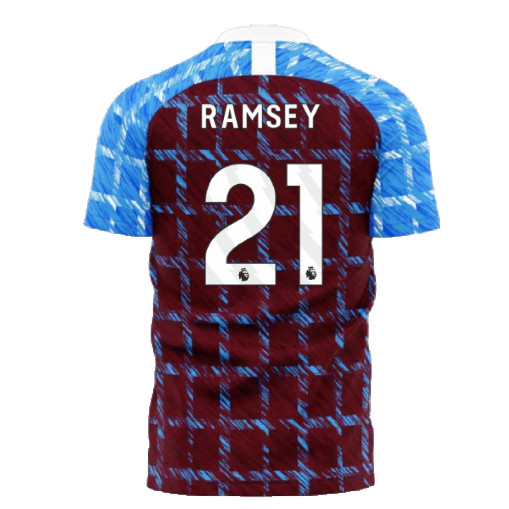 Burnley 2023-2024 Home Concept Football Kit (Libero) (Ramsey 21 ...