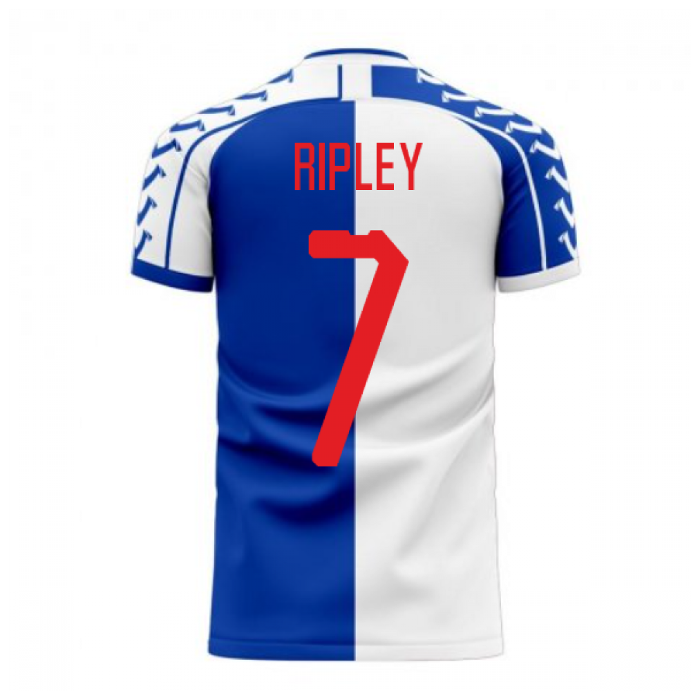 Blackburn 2022-2023 Home Concept Football Kit (Viper) (Ripley 7 ...