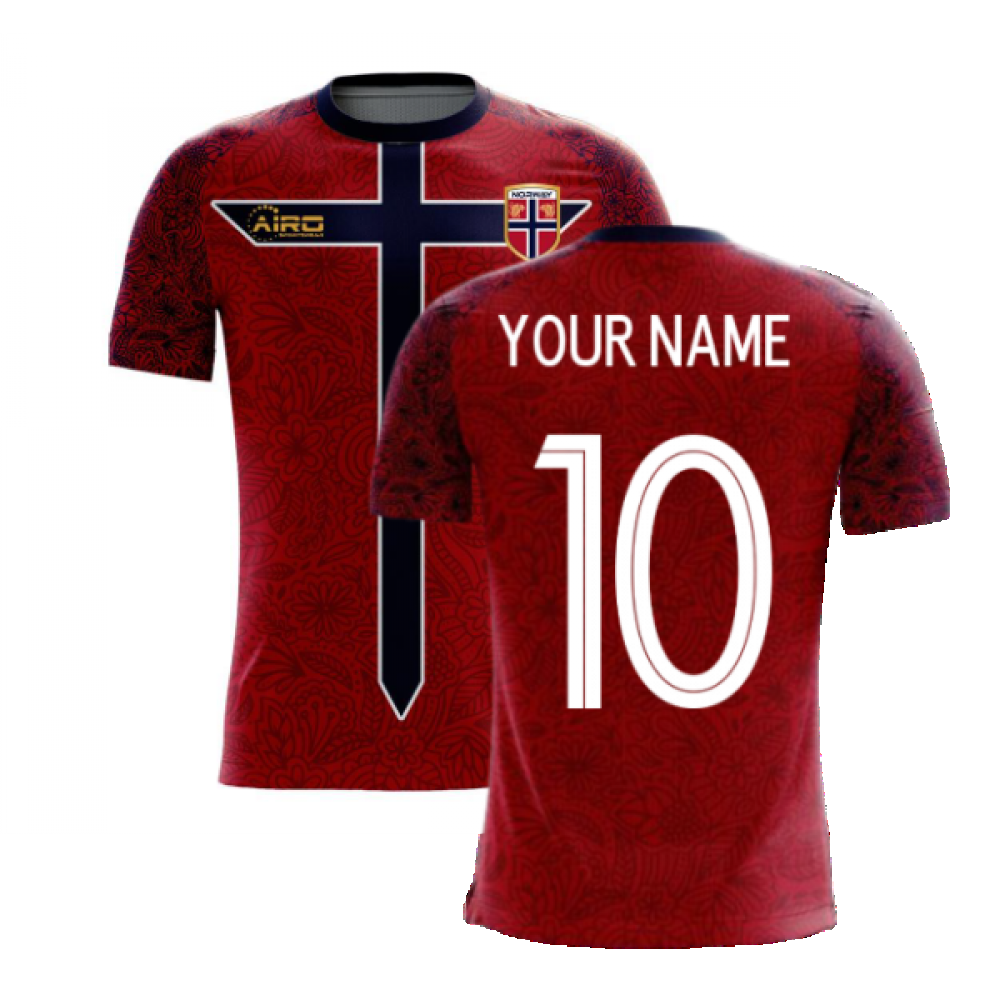 Norway 2022-2023 Home Concept Football Kit (Airo) (Your Name) – Terrace ...