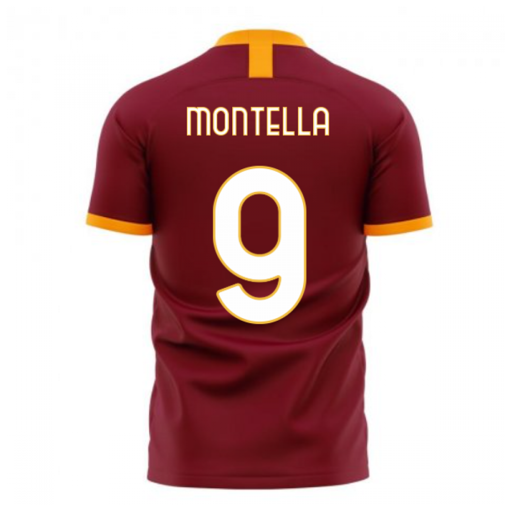 Roma 2022-2023 Home Concept Football Kit (Libero) (MONTELLA 9 ...